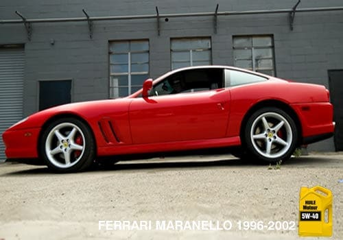 Le type d'huile qui est recommandée pour les véhicules Ferrari ...